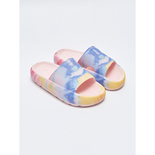 Baskılı Tek Bantlı Kadın Terlik