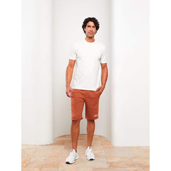 Standart Kalıp Beli Lastikli Erkek Şort