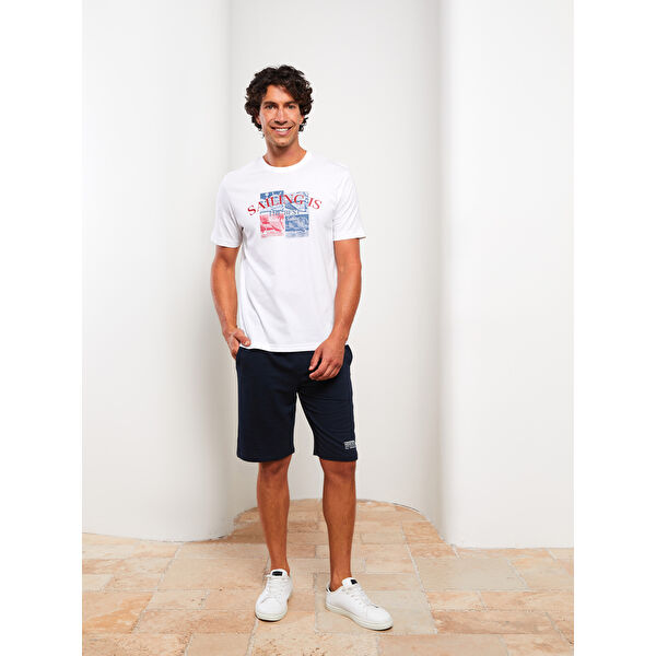 Standart Kalıp Beli Lastikli Erkek Şort