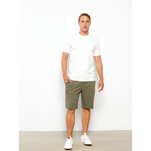 Standart Kalıp Beli Lastikli Erkek Şort