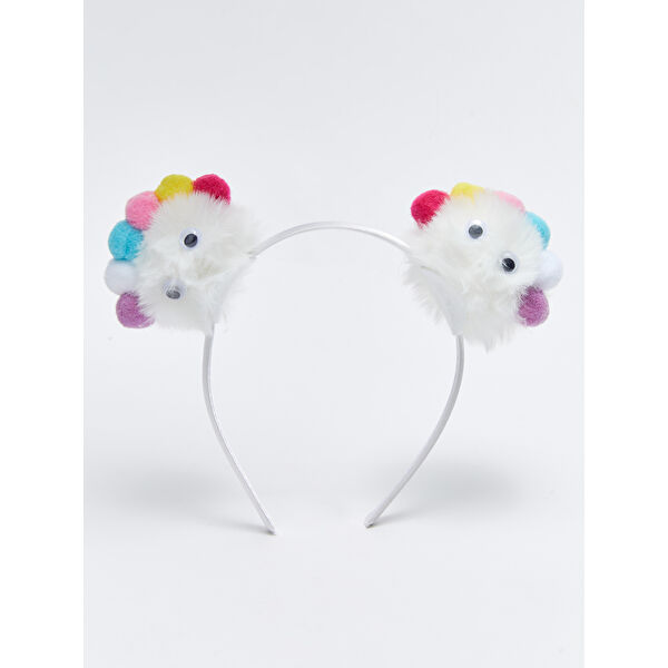 Çift Ponponlu Kız Çocuk Taç