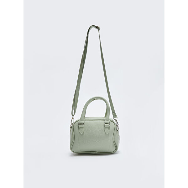 Deri Görünümlü Kadın Çapraz Çanta