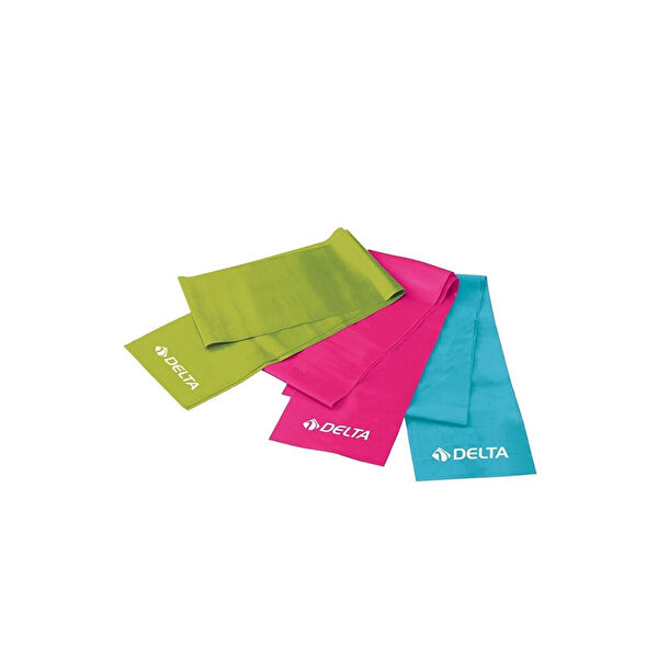 Delta Dura-Strong 3 Farklı Direnç Seviyeli Pilates Bant Seti 150x15 Cm Delta Dura-Strong 3 Farklı Direnç Seviyeli Pilates Bant Seti 150x15 Cm