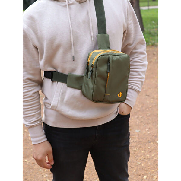 Delta Çok Cepli Kadın Göğüs Çantası