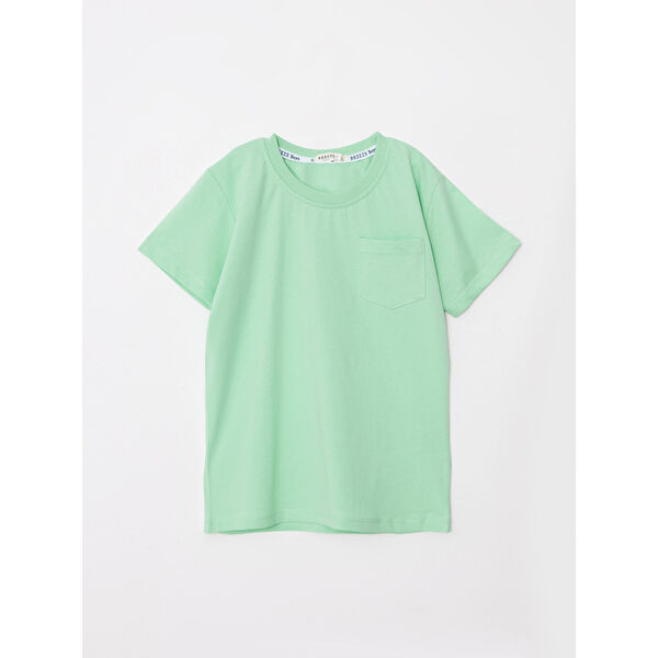 Breeze Bisiklet Yaka Basic Kısa Kollu Erkek Çocuk Tişört