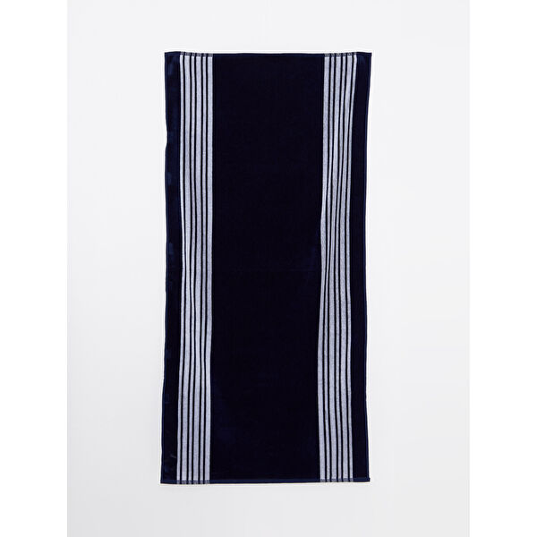 Çizgili Pamuklu Plaj Havlusu 70x150 Cm