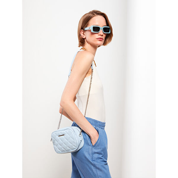 Zincir Askılı Kapitoneli Kadın Çapraz Çanta