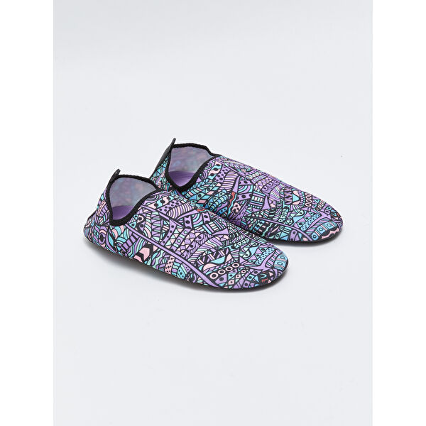 Baskılı Kadın Deniz Ayakkabısı