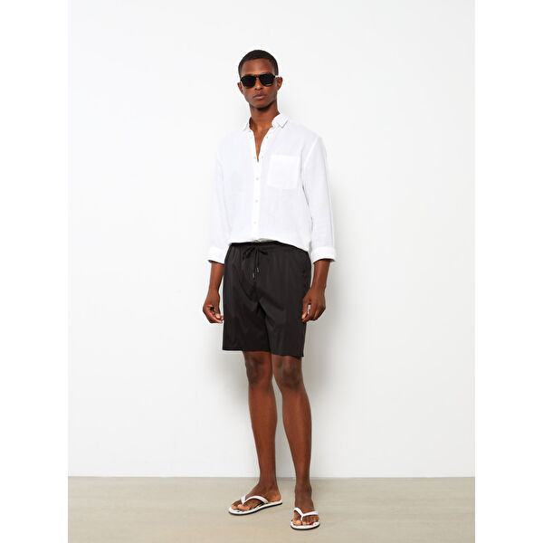 Diz Hizası Boy Basic Erkek Deniz Şortu