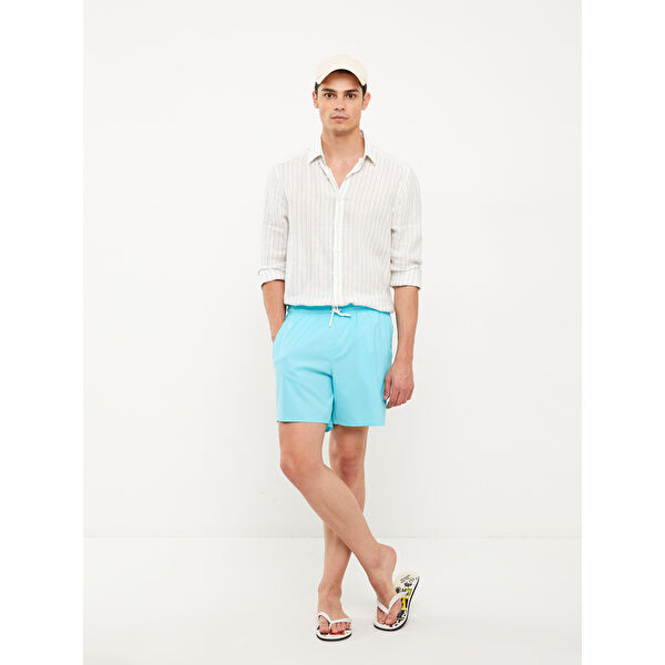 Kısa Boy Basic Erkek Deniz Şortu