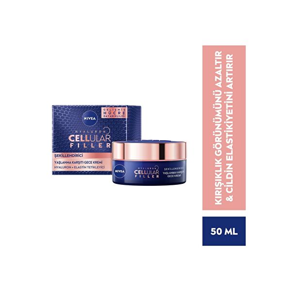 Cellular Filler Yaşlanma Karşıtı Gece Kremi 50 Ml Cellular Filler Yaşlanma Karşıtı Gece Kremi 50 Ml