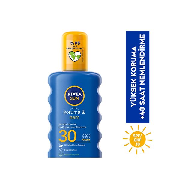 Nivea Nsun Koruma&Nem Nemlendirici Güneş Spreyi Gkf 30 200 Ml Nivea Nsun Koruma&Nem Nemlendirici Güneş Spreyi Gkf 30 200 Ml