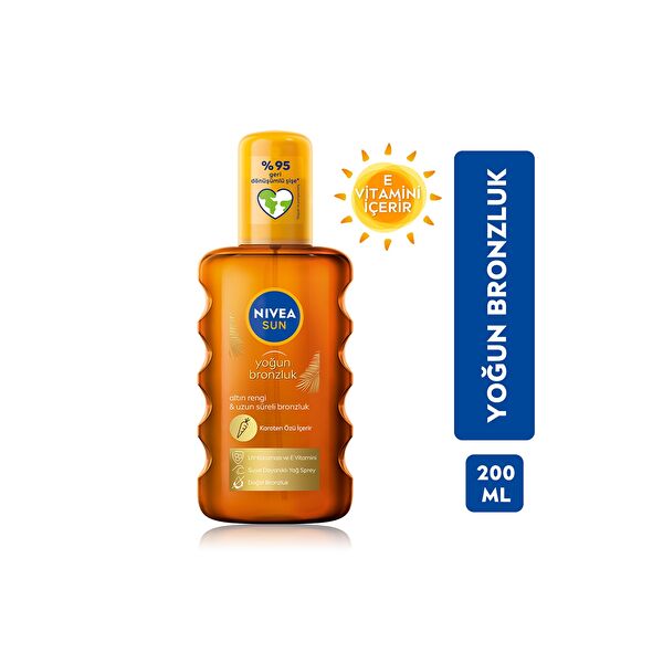 Nivea Nsun Karoten Özlü Güneş Yağ Spreyi 200 Ml Nivea Nsun Karoten Özlü Güneş Yağ Spreyi 200 Ml