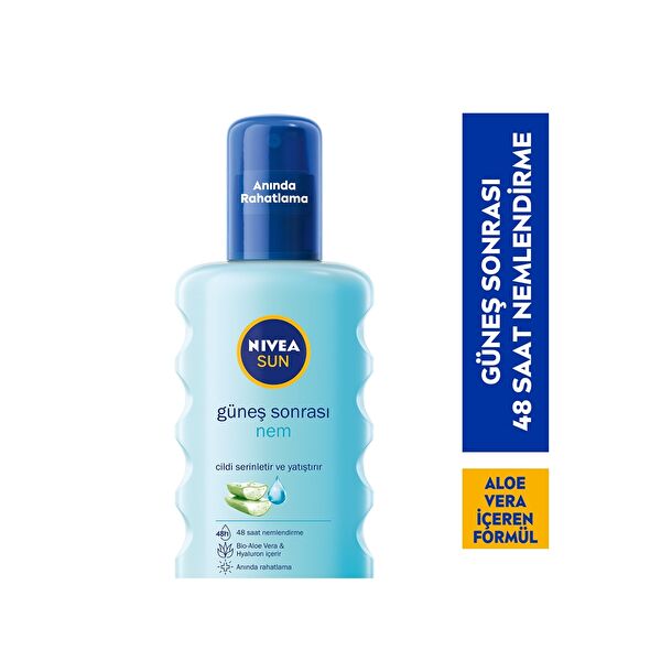 Nivea Güneş Sonrası Nem Spray 200 Ml Nivea Güneş Sonrası Nem Spray 200 Ml