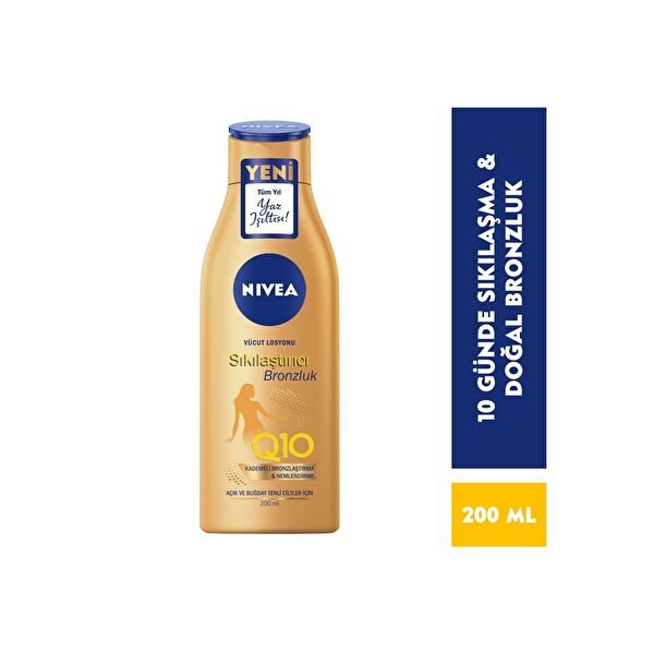 Sıkılaştırıcı Bronzluk Q10 Vücut Losyonu 200 Ml Sıkılaştırıcı Bronzluk Q10 Vücut Losyonu 200 Ml