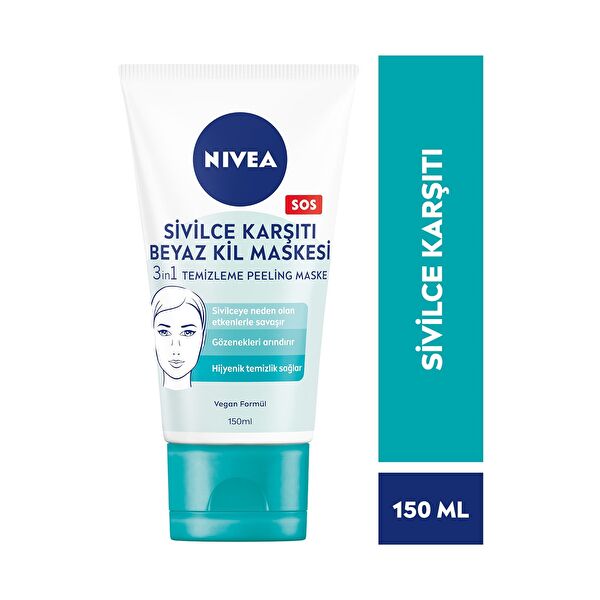 Nivea Beyaz Kil Maskesi 150 Ml Nivea Beyaz Kil Maskesi 150 Ml