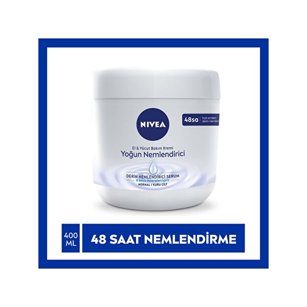 Nivea Yoğun Ne Mlendirici El & Vücut Bakım Kremi 400 Ml Nivea Yoğun Ne Mlendirici El & Vücut Bakım Kremi 400 Ml