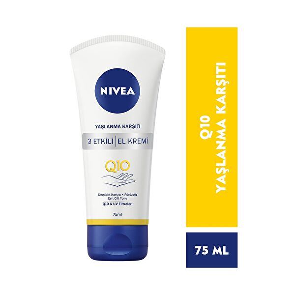 Q10 Yaşlanma Karşıtı 3 Etkili El Kremi 75 Ml Q10 Yaşlanma Karşıtı 3 Etkili El Kremi 75 Ml