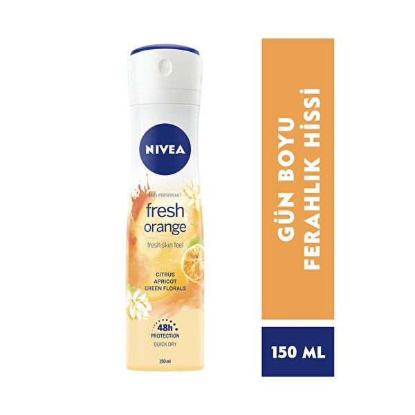 Kadın Sprey Deodorant Fresh Orange 150 Ml Kadın Sprey Deodorant Fresh Orange 150 Ml
