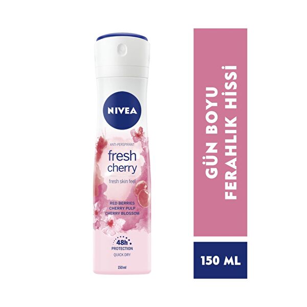 Kadın Sprey Deodorant Fresh Cherry 150 Ml Kadın Sprey Deodorant Fresh Cherry 150 Ml
