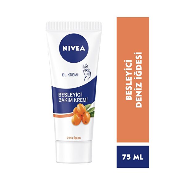 Nivea Besleyici Bakım El Kremi 75 Ml - Deniz İğdesi ve E Vitamini Nivea Besleyici Bakım El Kremi 75 Ml - Deniz İğdesi ve E Vitamini