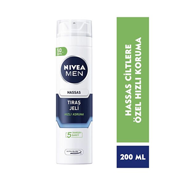 Nivea Hassas Tıraş Jeli 200 Ml Nivea Hassas Tıraş Jeli 200 Ml
