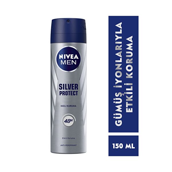 Nivea Deo Sprey Silver Protect 150 Ml Nivea Deo Sprey Silver Protect 150 Ml