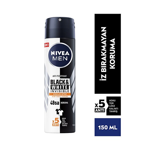 Nivea Deo Sprey Inv B&W Ultimate Impack 150 Ml Nivea Deo Sprey Inv B&W Ultimate Impack 150 Ml