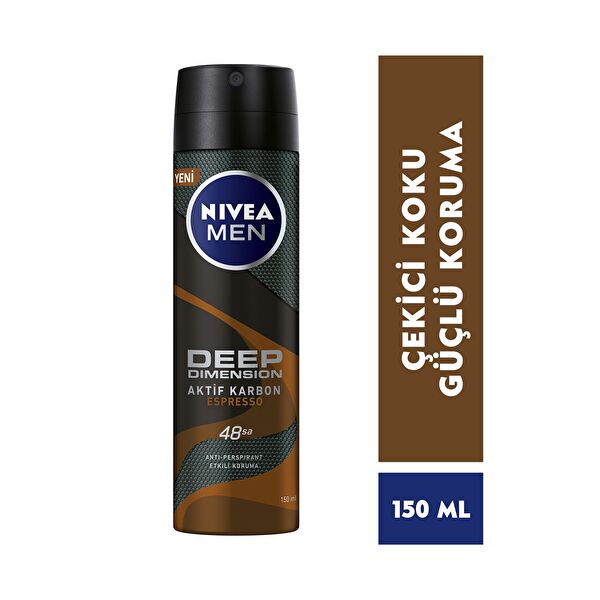 Nivea Deo Sprey Deep Espresso 150 Ml Nivea Deo Sprey Deep Espresso 150 Ml