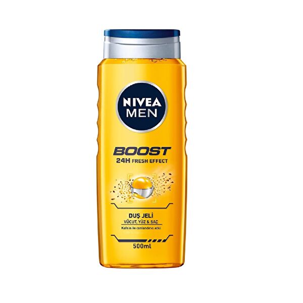NIVEA MEN Boost Duş Jeli 500 Ml NIVEA MEN Boost Duş Jeli 500 Ml