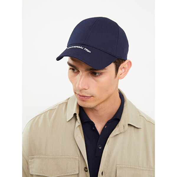 Yazı Nakışlı Erkek Kep Şapka