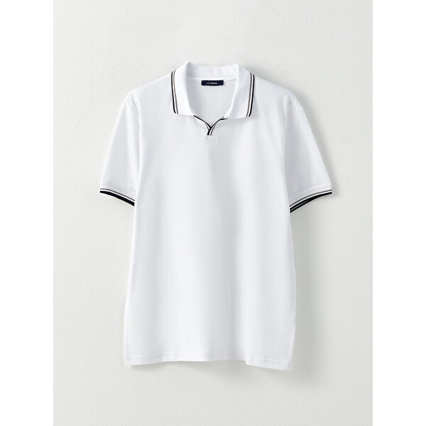 Polo Yaka Kısa Kollu Penye Erkek Tişört