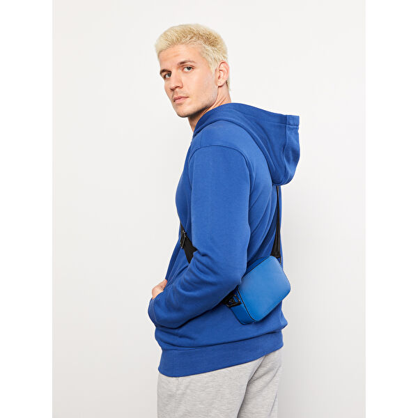 Deri Görünümlü Erkek Omuz Çantası