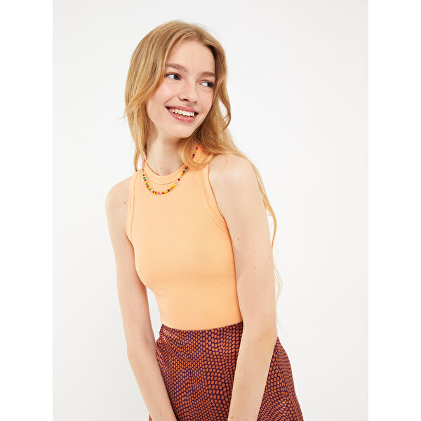 Busem Bisiklet Yaka Düz Kadın Atlet Busem Bisiklet Yaka Düz Kadın Atlet