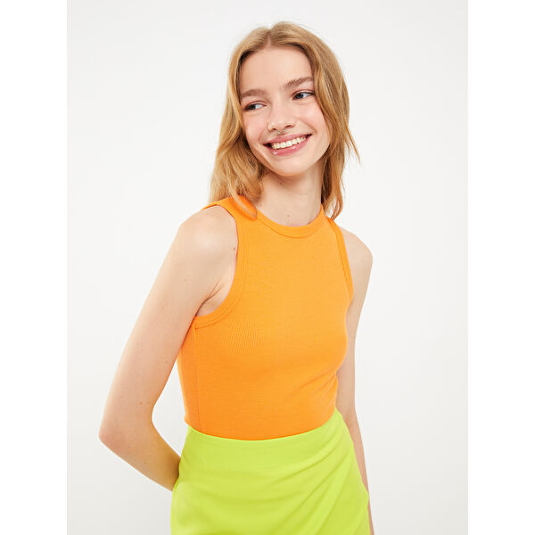 Busem Bisiklet Yaka Düz Kadın Atlet Busem Bisiklet Yaka Düz Kadın Atlet