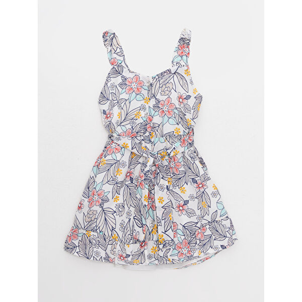 Little Star Baskılı Kız Çocuk Elbise