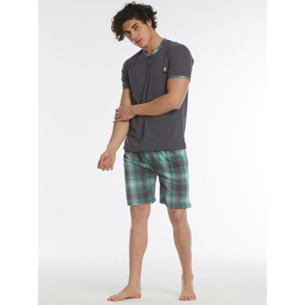 Standart Kalıp Erkek Pijama Alt Şort