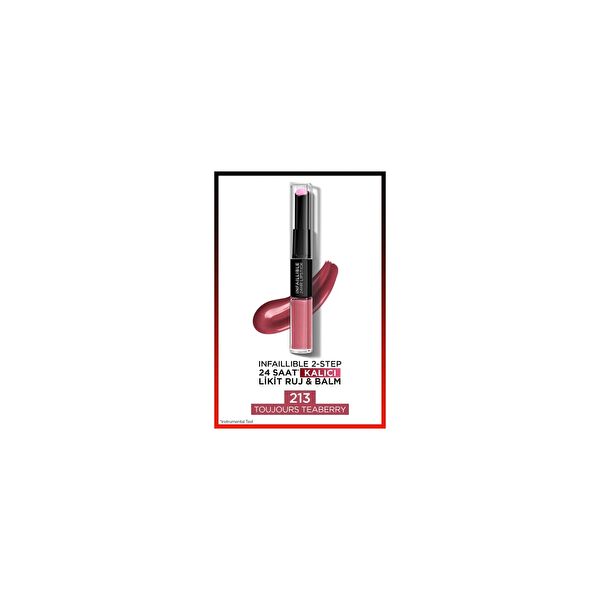 L'Oréal ParisLoeral Infaillable Lipstick 2 Steps 213 Toujours Teab L'Oréal ParisLoeral Infaillable Lipstick 2 Steps 213 Toujours Teab
