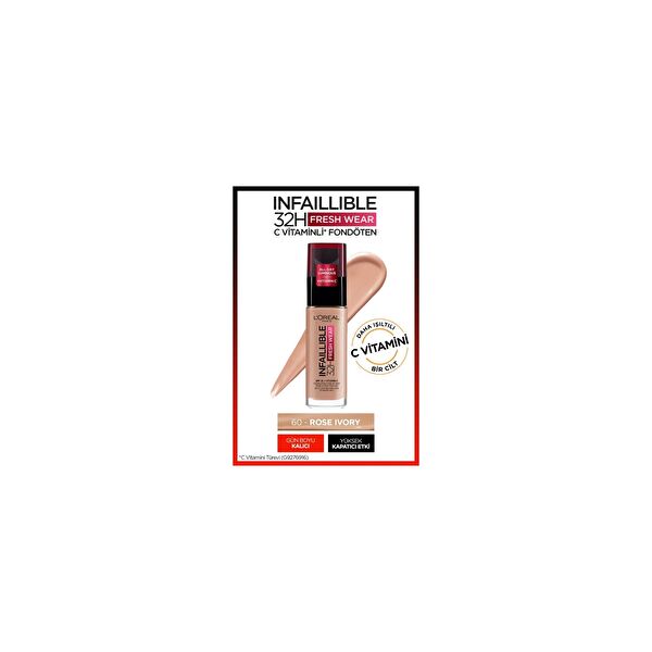 L'Oréal Paris Lpmu Pudra Infaıllıbe Lıq 60 Inter 30Ml L'Oréal Paris Lpmu Pudra Infaıllıbe Lıq 60 Inter 30Ml