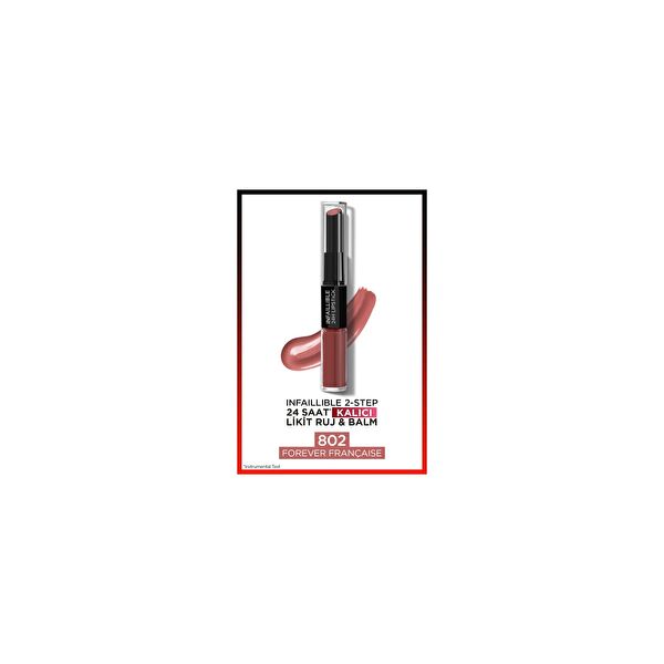 L'Oréal Paris Lpmu Infaıllıblex3Nu 802 Forever Francaı L'Oréal Paris Lpmu Infaıllıblex3Nu 802 Forever Francaı