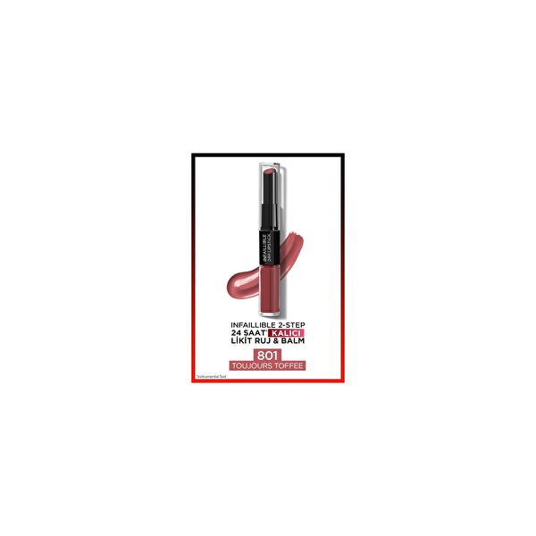 L'Oréal Paris Lpmu Infaıllıblex3Nu 801 Toujours Toffee L'Oréal Paris Lpmu Infaıllıblex3Nu 801 Toujours Toffee