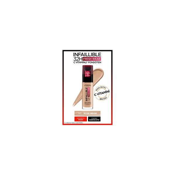 L'Oréal Paris Infaıl Fdt Nu Inter 145 Beıge Rose/Ros L'Oréal Paris Infaıl Fdt Nu Inter 145 Beıge Rose/Ros