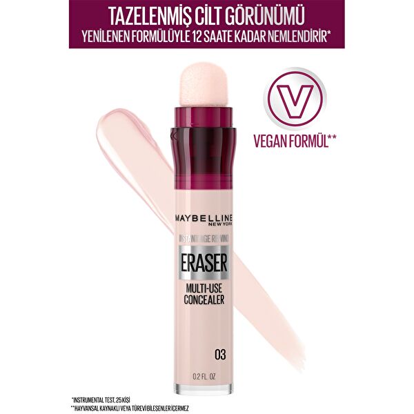 Maybelline New York Instant Anti Age Eraser Kapatıcı - 03 Fair Maybelline New York Instant Anti Age Eraser Kapatıcı - 03 Fair