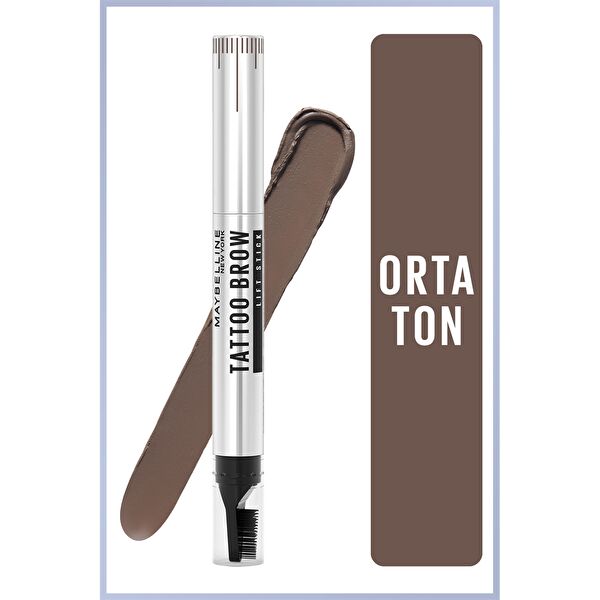 Maybelline New York Tattoo Brow Lift Kaş Kalemi- 03 Medium Brown Orta Ton Maybelline New York Tattoo Brow Lift Kaş Kalemi- 03 Medium Brown Orta Ton
