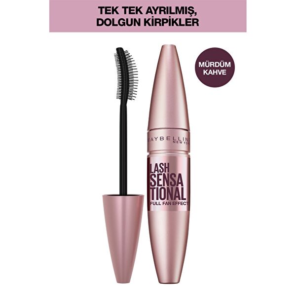 Maybelline New York Lash Sensational Maskara - Burgundy Brown Maybelline New York Lash Sensational Maskara - Burgundy Brown