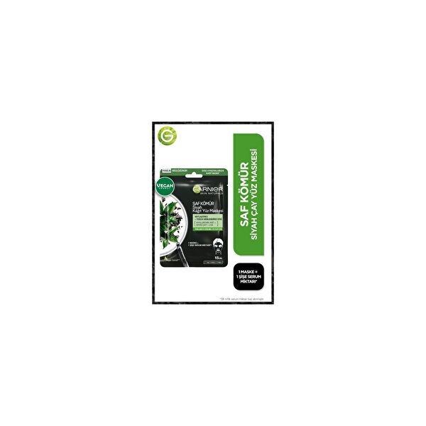Garnier Maske Siyah Çay Tea Garnier Maske Siyah Çay Tea