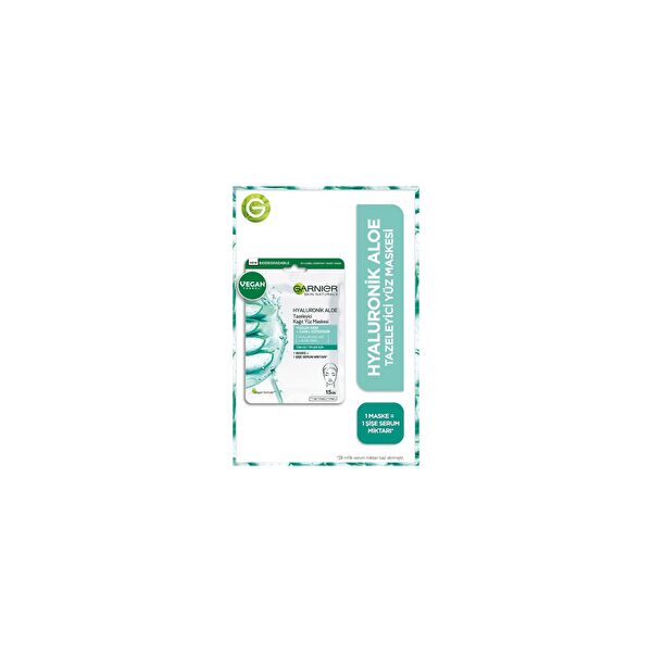 Garnier Maske Nem Bombası Hyaluron Aloe Tazeleyici Garnier Maske Nem Bombası Hyaluron Aloe Tazeleyici