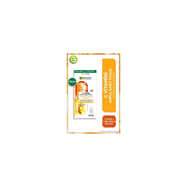 Garnier Maske Ampul Vıtamın C Yorgunluk Karşıtı Garnier Maske Ampul Vıtamın C Yorgunluk Karşıtı