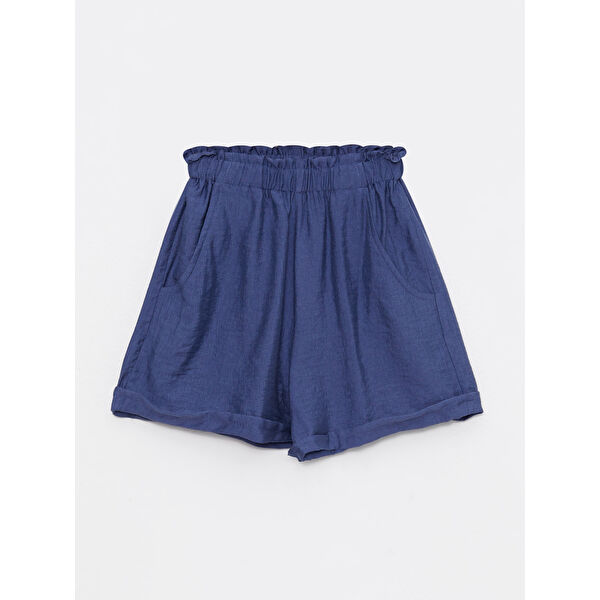 Chaton D'or Beli Lastikli Basic Kız Çocuk Şort