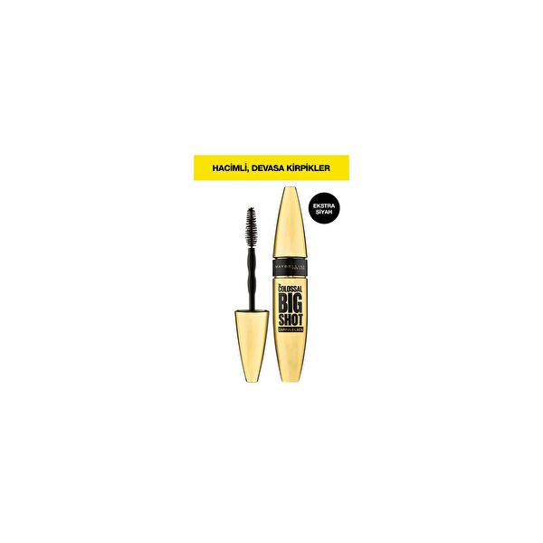 L’Oréal Paris The Colossal Big Shot Daring Black Maskara Ekstra Siyah L’Oréal Paris The Colossal Big Shot Daring Black Maskara Ekstra Siyah